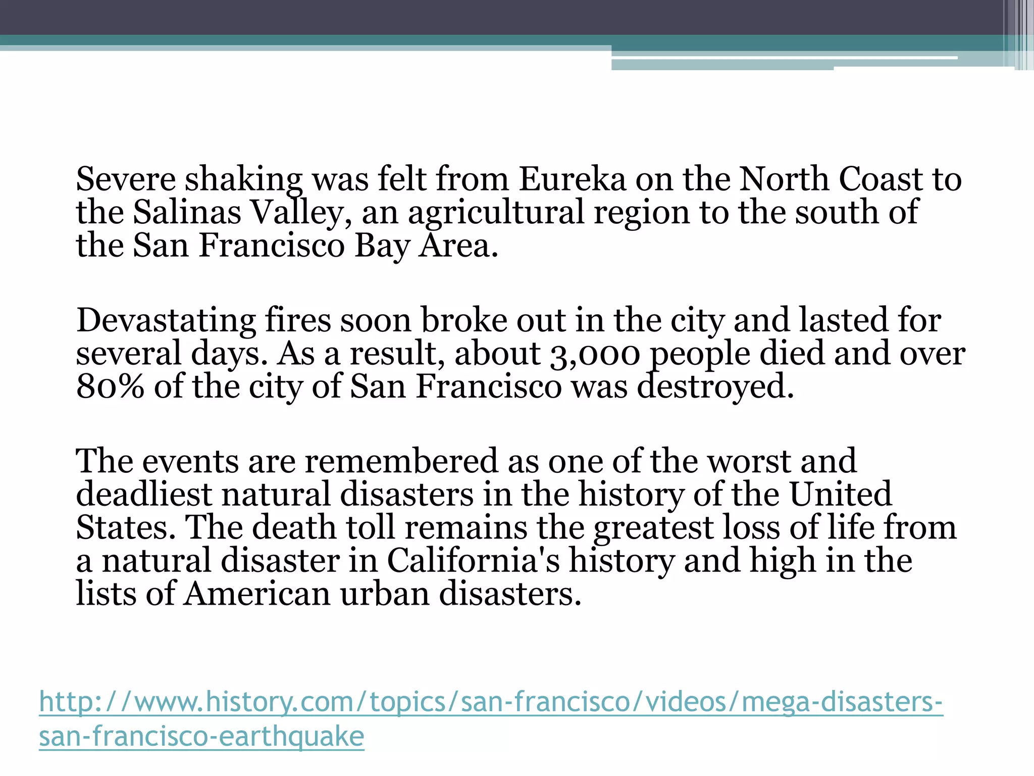 San Andreas Fault Earthquake | PPT