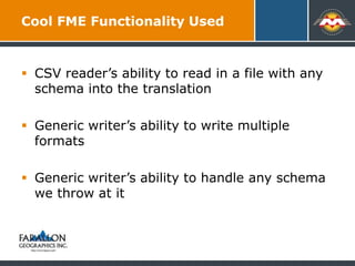 Developing Geo-enabled Business Intelligence with FME Server | PPT