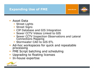 Using FME to Support Asset Management | PPT