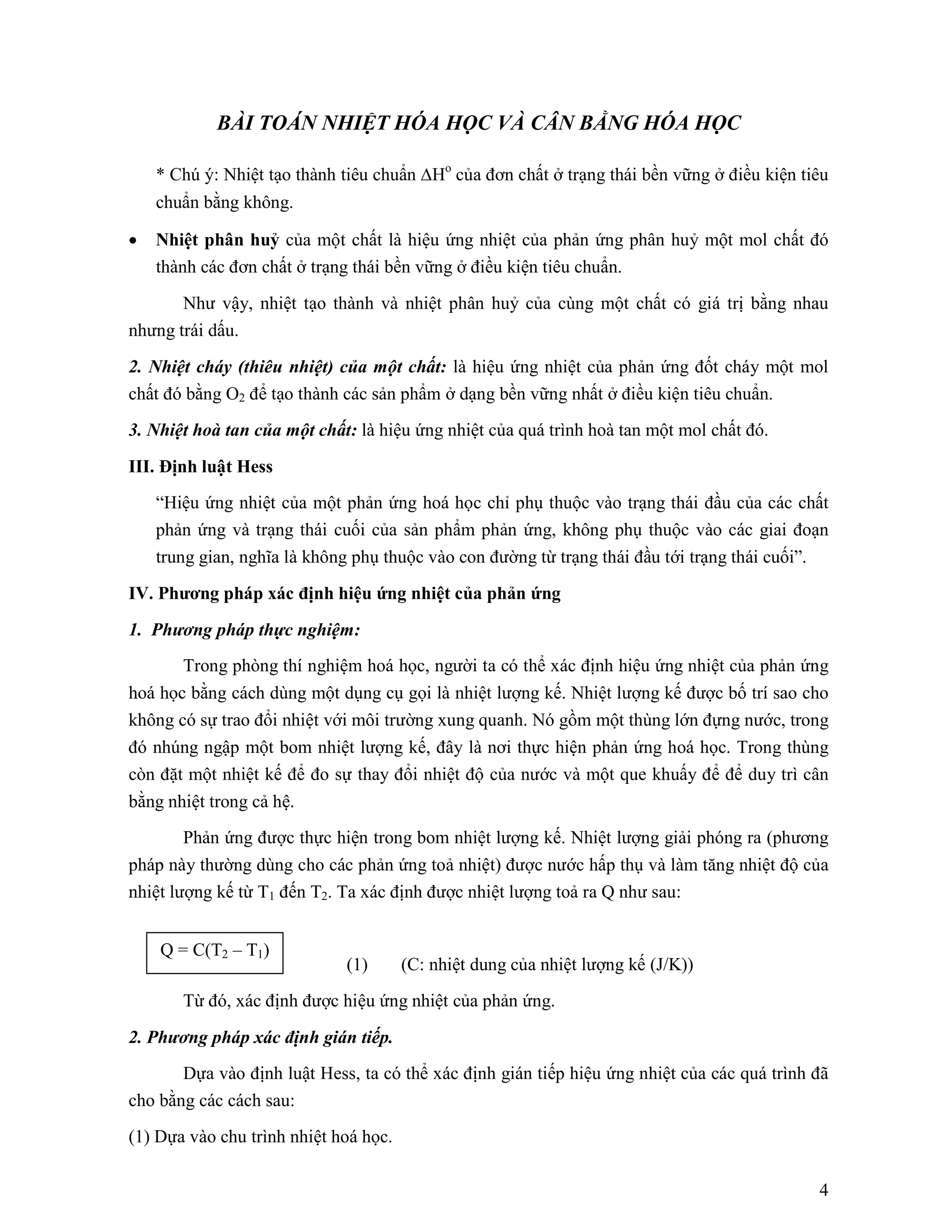 Sang kien-kinh-nghiem-bai-toan-nhiet-hoc-va-can-bang-hoa-hoc | PDF