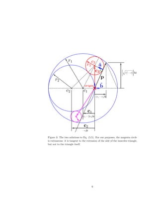 Solution of a Sangaku ``Tangency" Problem via Geometric Algebra | PDF