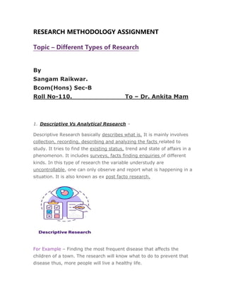Types of research | PDF