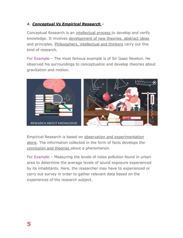 Types of research | PDF