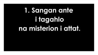 SANGAN ANTE Chamorro Hymn (Catholic) from the Island of Guam | PPTX