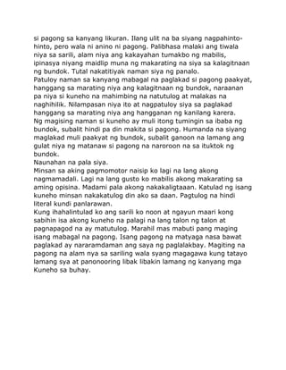 Sang araw habang naglalakad si kuneho ay nakasalubong niya si pagong | PDF