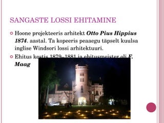 Sangaste loss | PPT