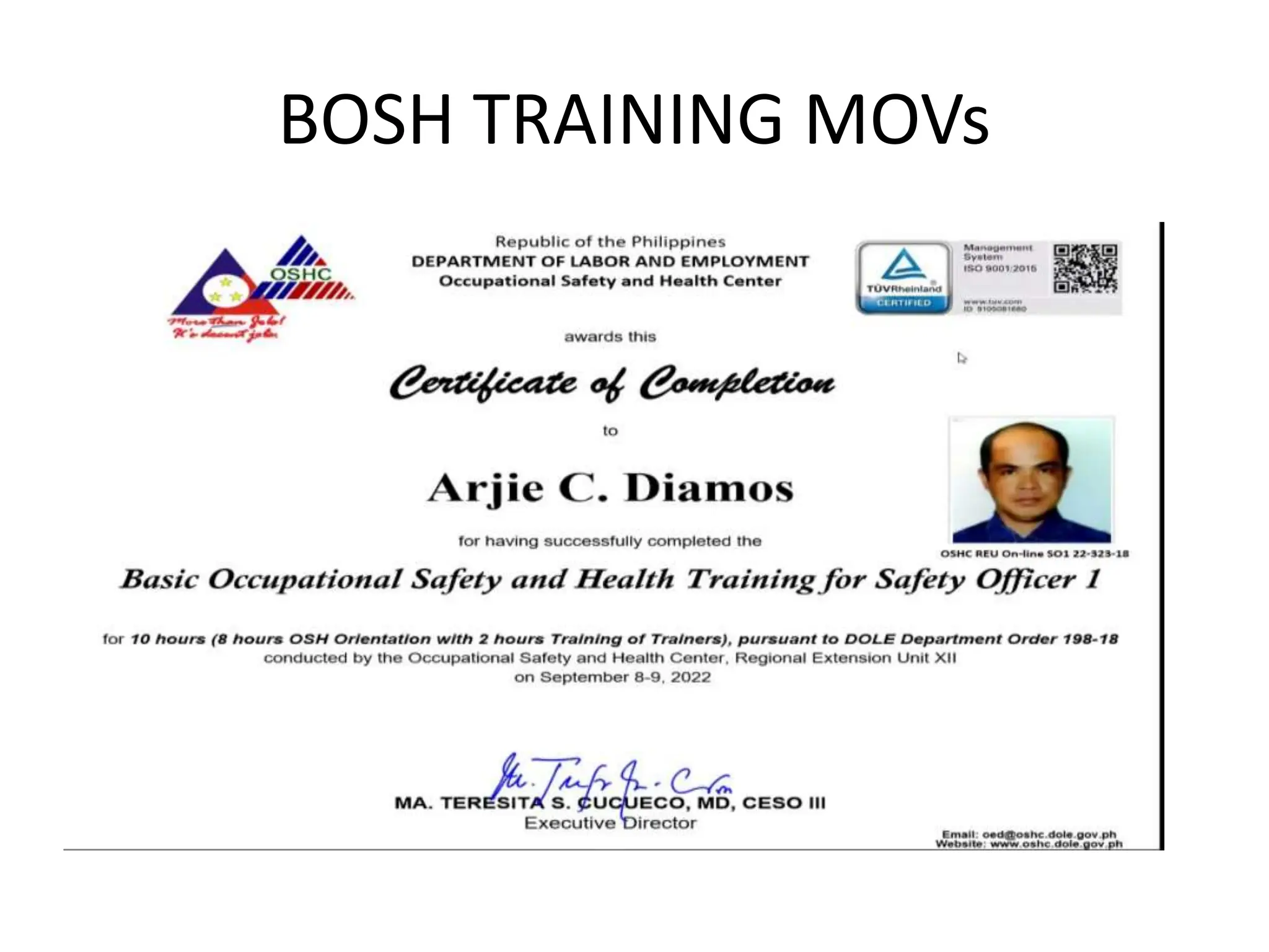 Accomplishments reports of activities undergone | PPTX