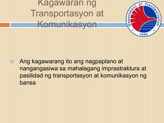 Kagawaran Ng Transportasyon At Komunikasyon