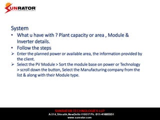 Solar Power Plant Design and PV Syst | PPTX