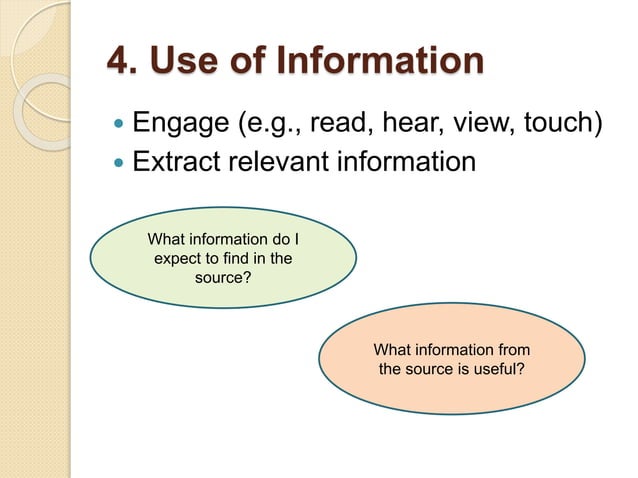 BIG 6 Information Literacy Model | PPT