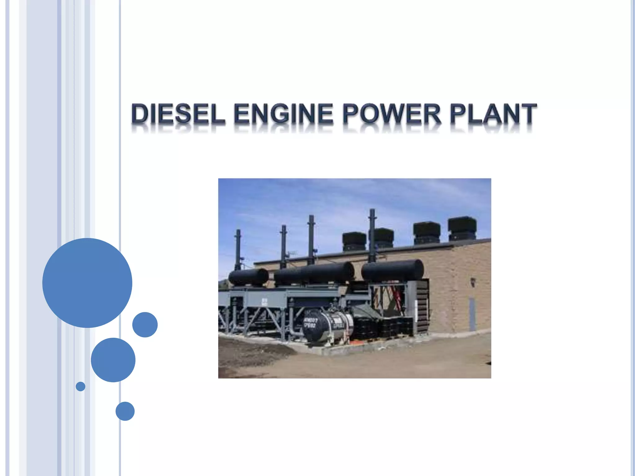Diesel engine powerplant | PPTX