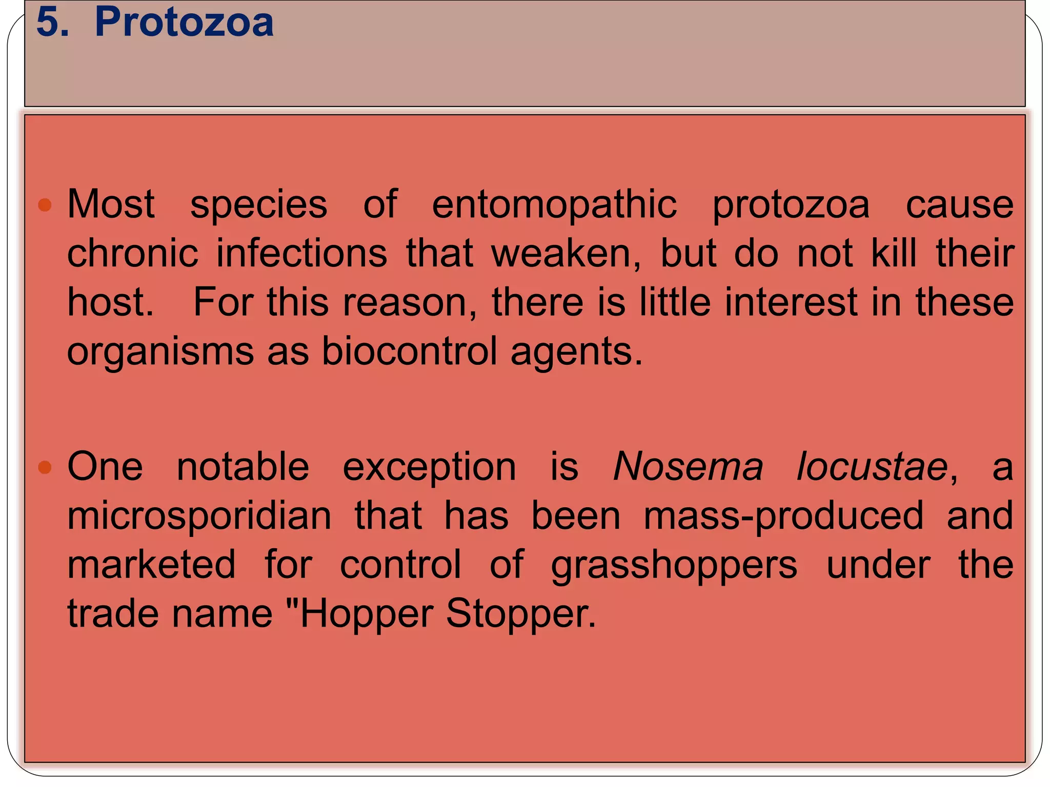 Role of biological control agent in crop protection | PPTX