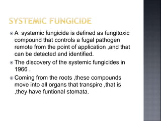 systemic fungiside | PPTX