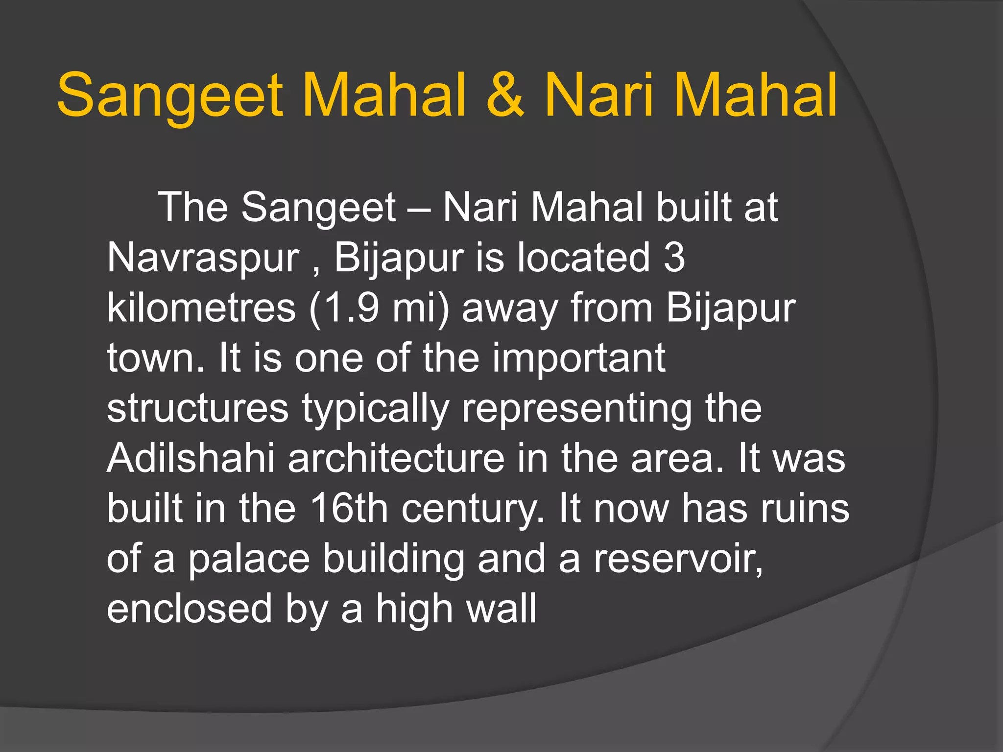 Sangeet mahal &nari mahal | PPTX