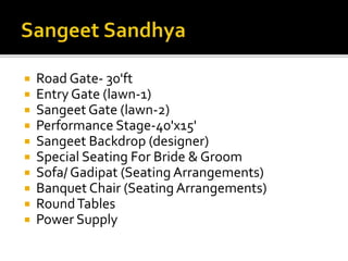 Sangeet Sandhya For Satishbhai Jain | PPT