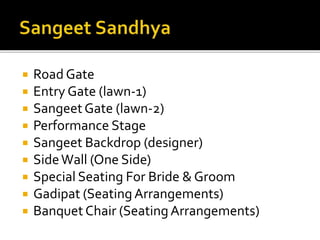 Sangeet sandhya | PPTX