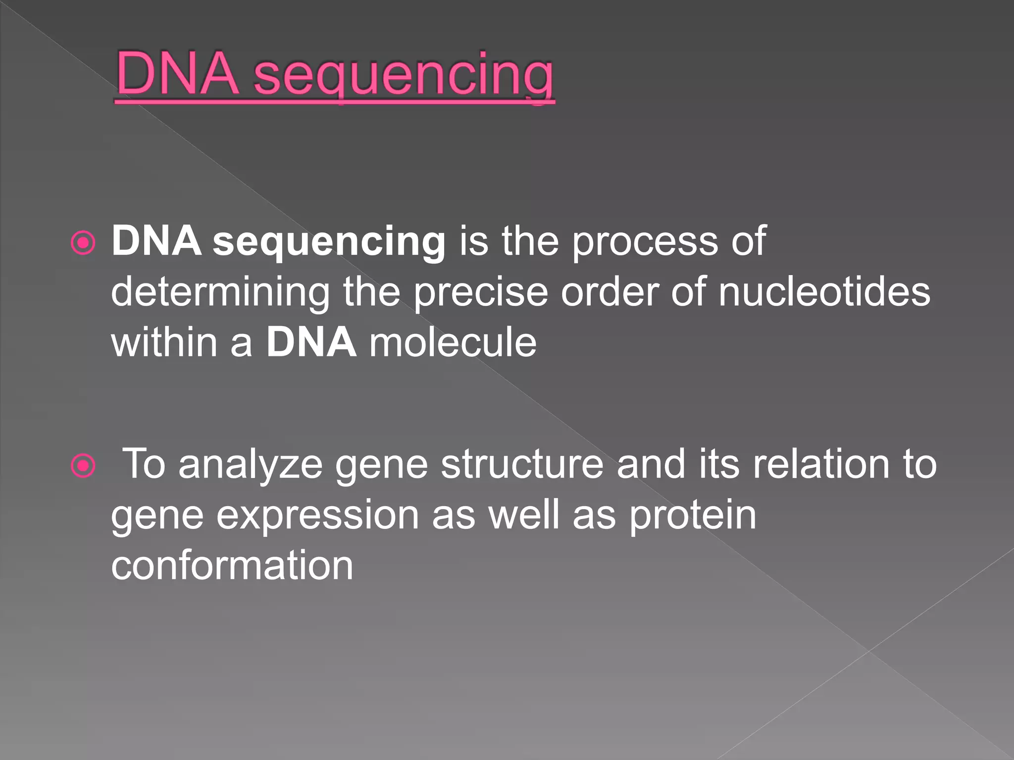 Sanger sequencing | PPTX