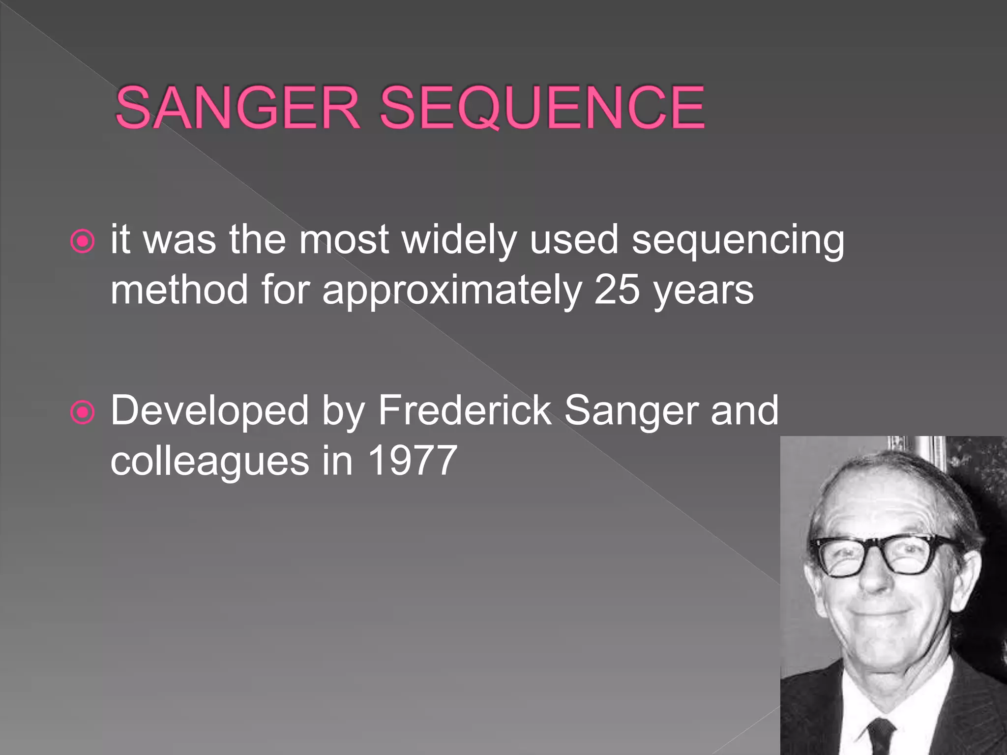 Sanger sequencing | PPTX