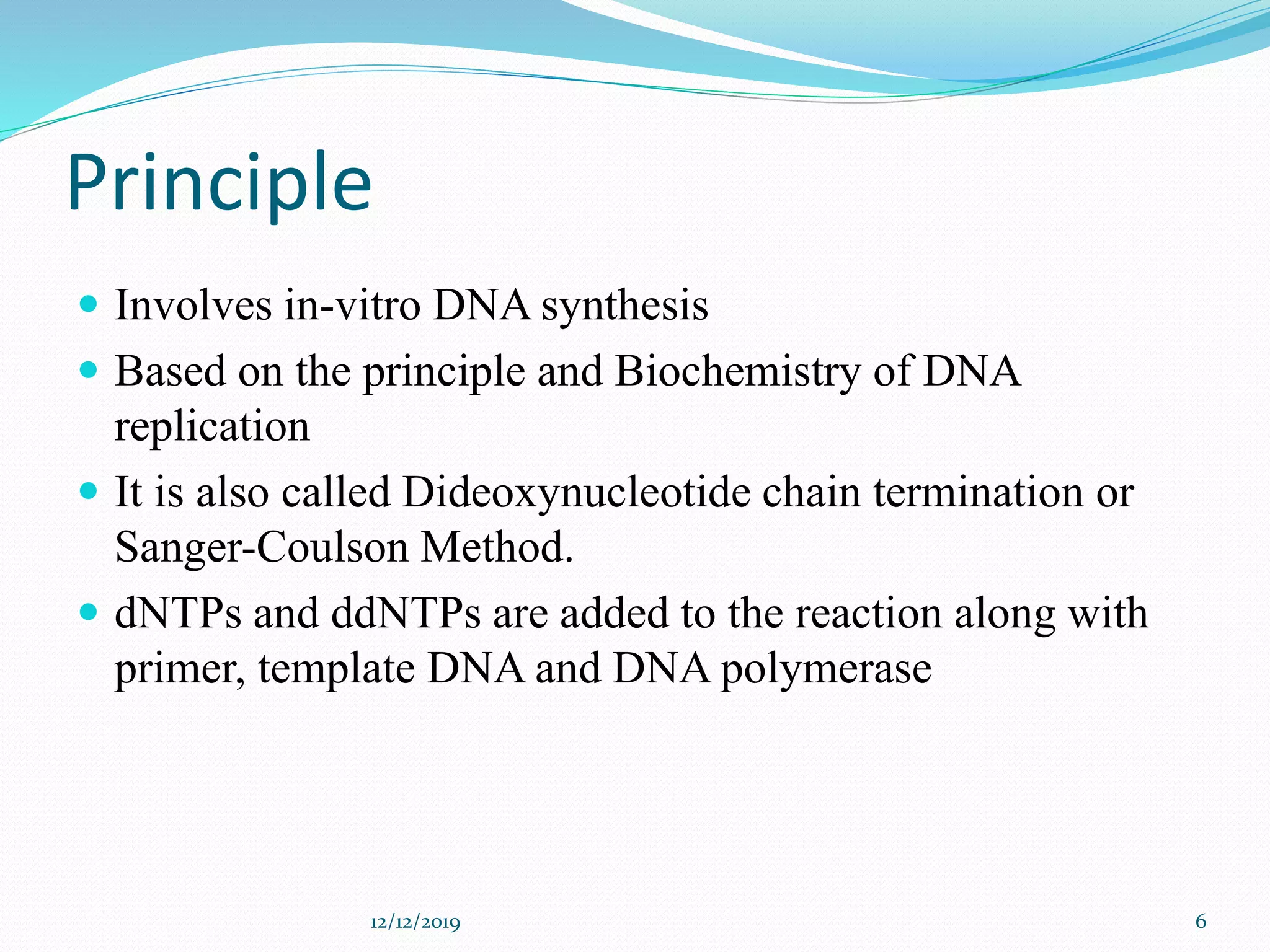 Sanger sequencing revised | PPTX