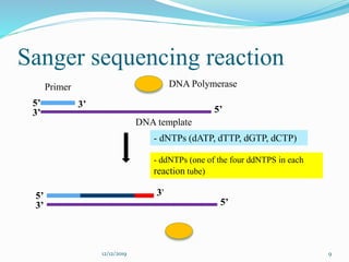 Sanger sequencing revised | PPTX