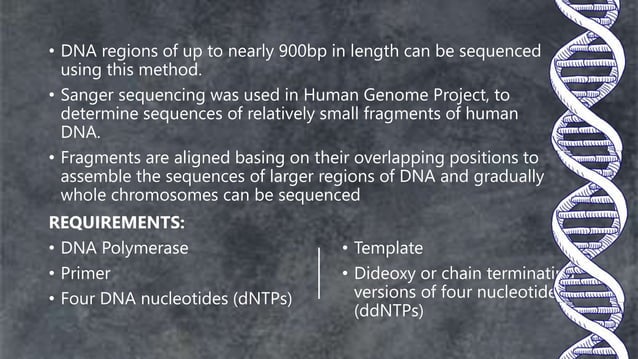 Sanger’s Method of Sequencing (1).pptx
