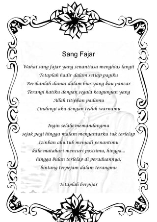 Sang fajar | PDF