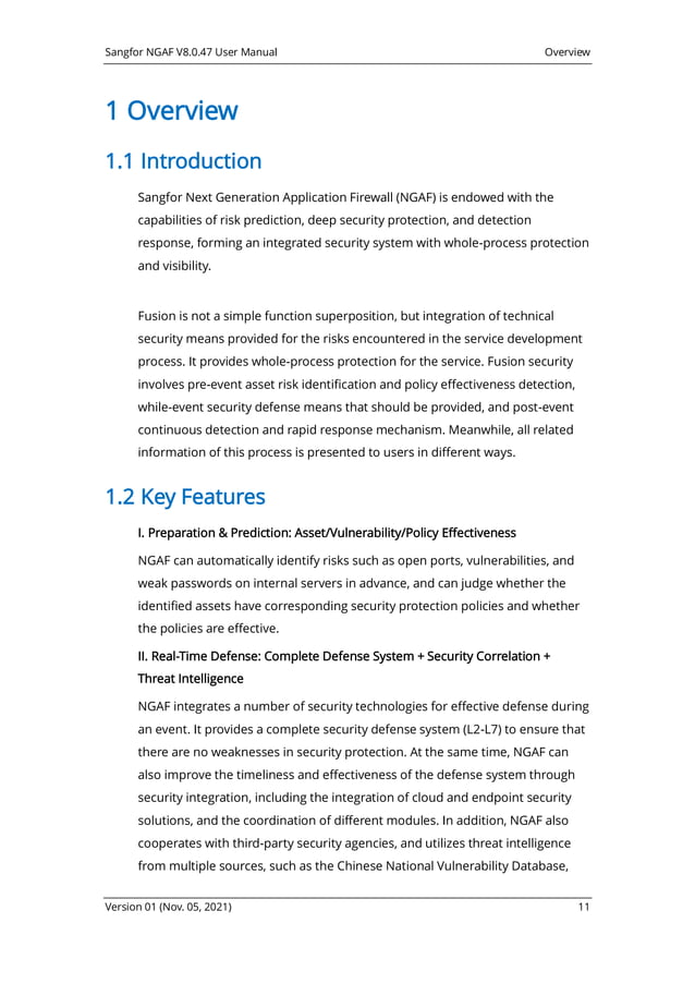 Sangfor_NGAF_v8.0.47_User Manual_EN.pdf | Computer Networking | Computing
