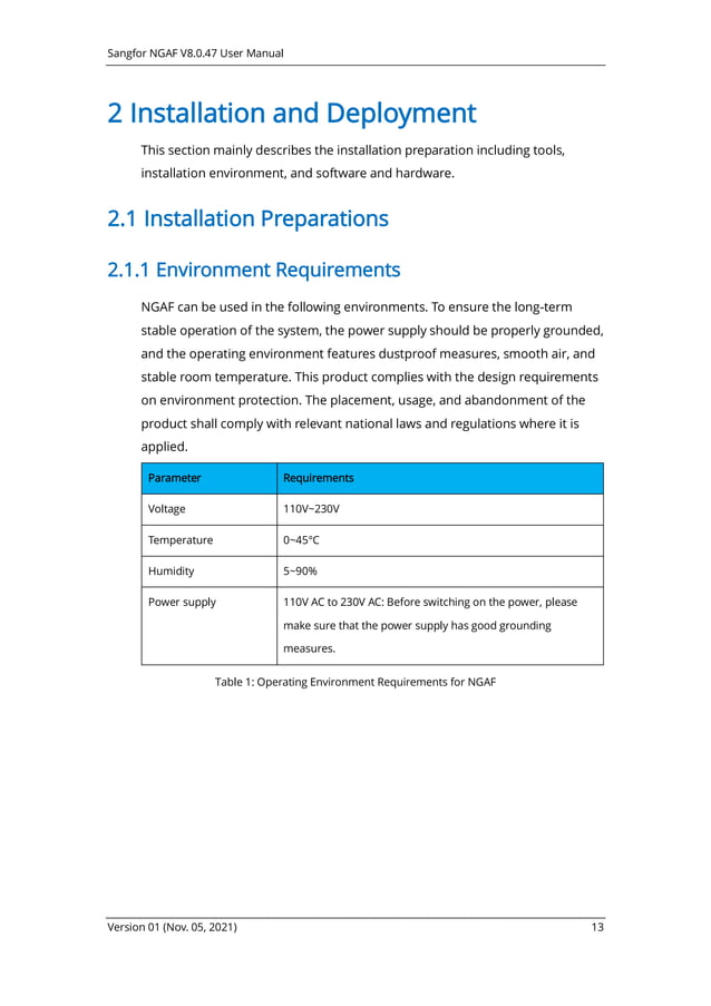 Sangfor_NGAF_v8.0.47_User Manual_EN.pdf | Computer Networking | Computing
