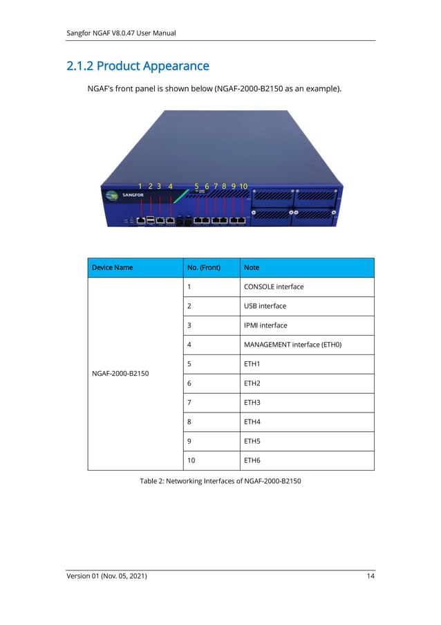 Sangfor_NGAF_v8.0.47_User Manual_EN.pdf | Computer Networking | Computing