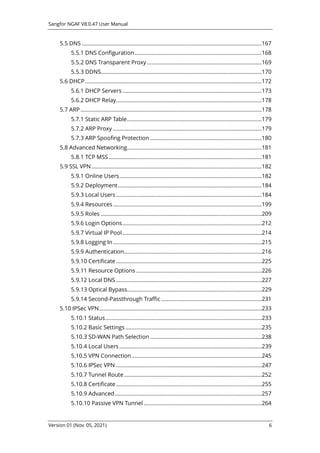 Sangfor_NGAF_v8.0.47_User Manual_EN.pdf | Computer Networking | Computing