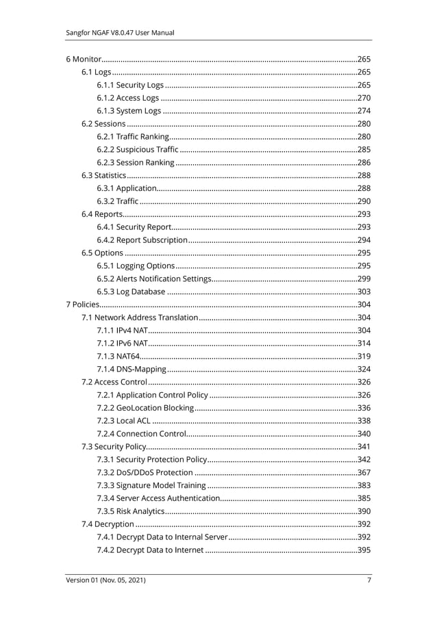 Sangfor_NGAF_v8.0.47_User Manual_EN.pdf | Computer Networking | Computing