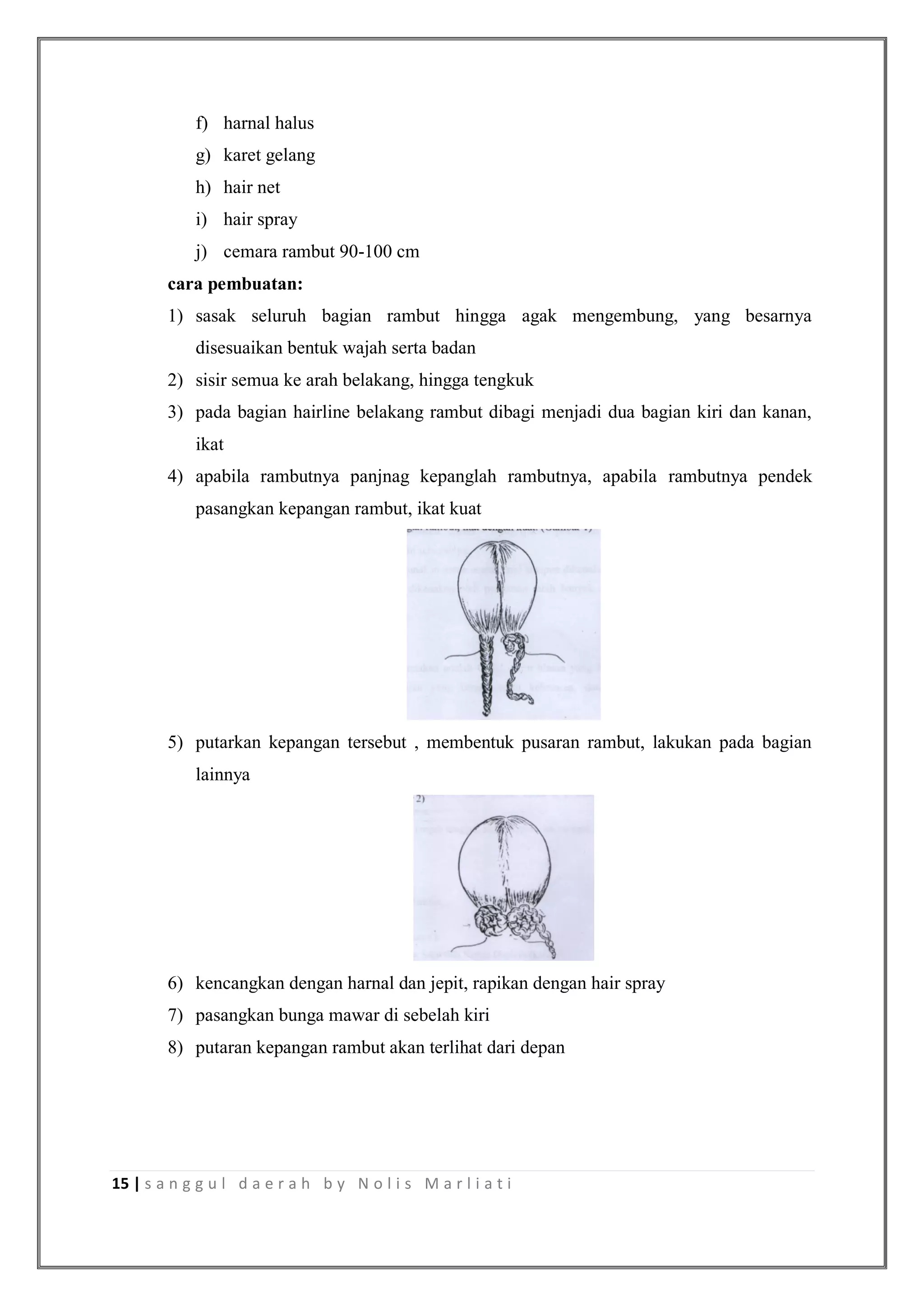 Sanggul tradisional | PDF