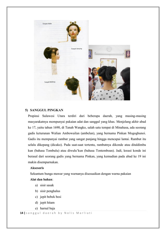 Sanggul tradisional | PDF