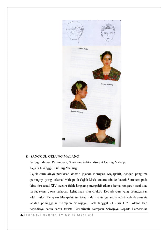 Sanggul tradisional | PDF
