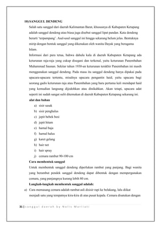 Sanggul tradisional | PDF