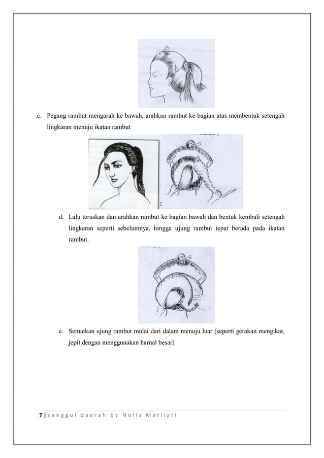 Sanggul tradisional | PDF