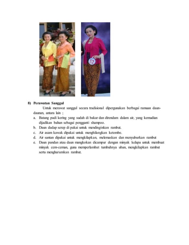 Sanggul ukel konde dari Solo Jawa Tengah | DOCX