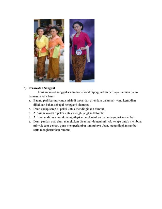 Sanggul Konde Pingkan dari Sulawesi Utara | DOCX