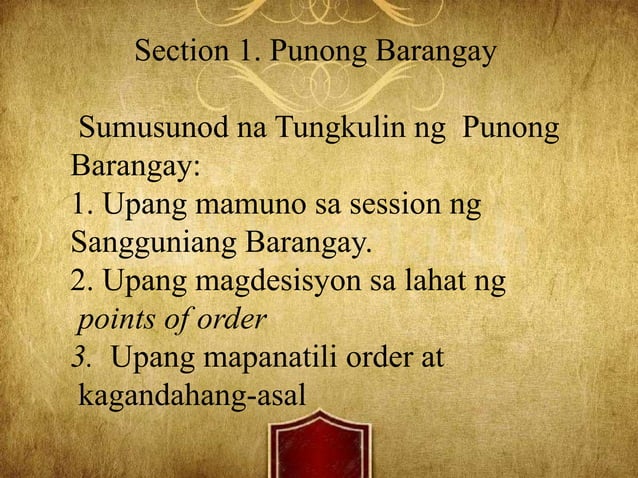 Powers and Functions Of the Sangguniang Bayan | PPTX