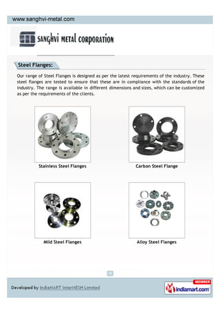 Sanghvi Metal Corporation,Mumbai, Stainless Steel & Carbon Steel pipe fittings | PDF