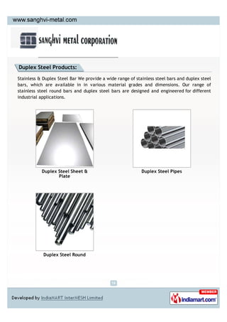 Sanghvi Metal Corporation,Mumbai, Stainless Steel & Carbon Steel pipe fittings | PDF