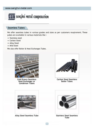 Sanghvi Metal Corporation,Mumbai, Stainless Steel & Carbon Steel pipe fittings | PDF