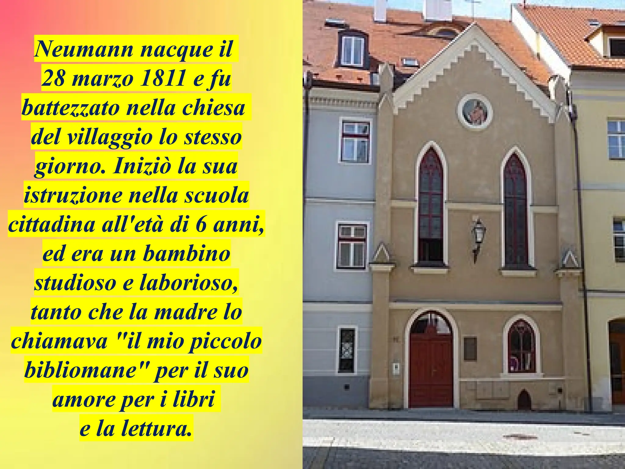 SAN GIOVANNI N. NEUMANN, vescovo di Filadelfia 1811-1860.pptx