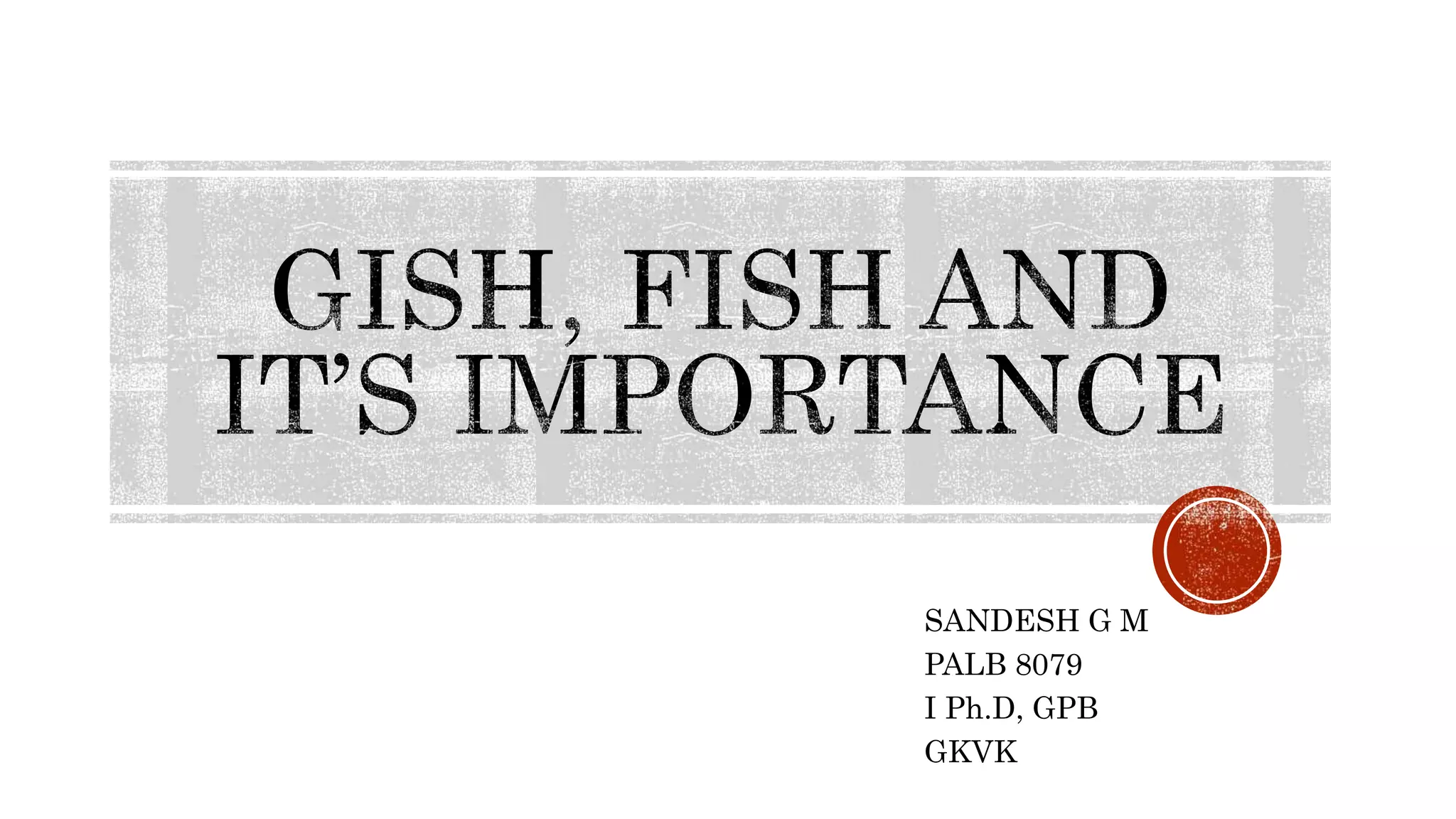 GISH AND FISH | PPTX