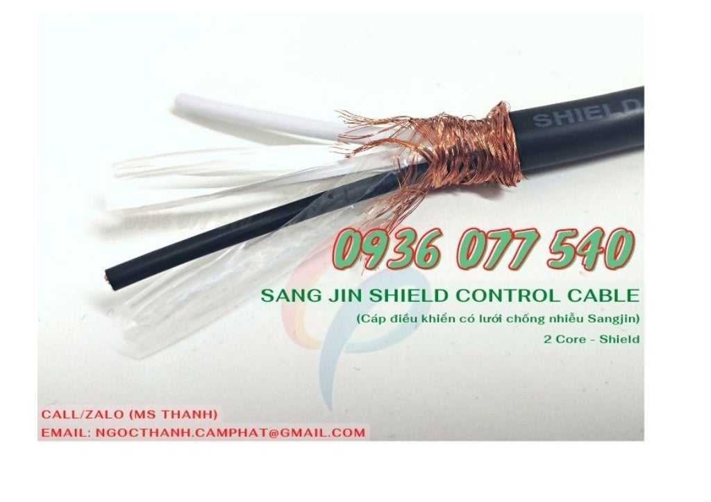 Dây điều khiển Sang Jin 2C x 1.25 MM2 - có lưới chống nhiễu RVVP | PDF