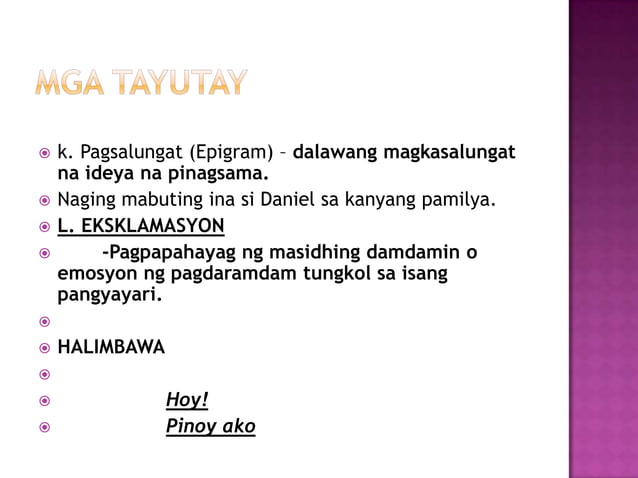 Sangkap at elemento ng tula | PPTX