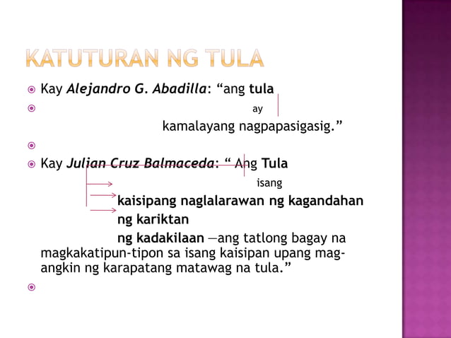 Sangkap at elemento ng tula | PPTX