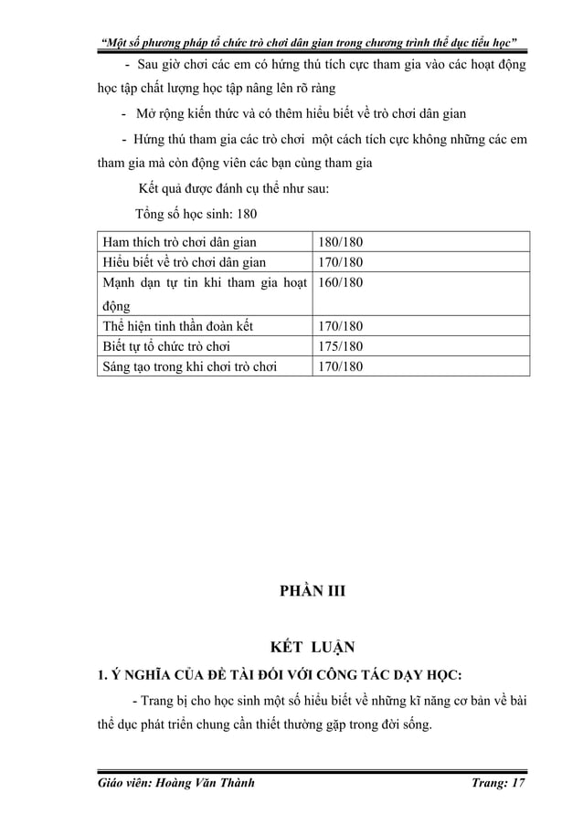 Mot so bien phap to chuc tro choi dan gian trong chuong trinh the duc tieu học | DOC