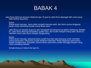 penjelasan cerita Sangkuriang | PPTX