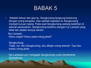 penjelasan cerita Sangkuriang | PPTX